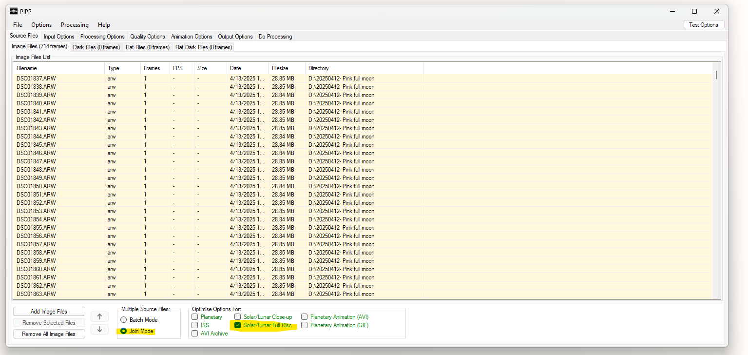 Processing moon data – Abisography