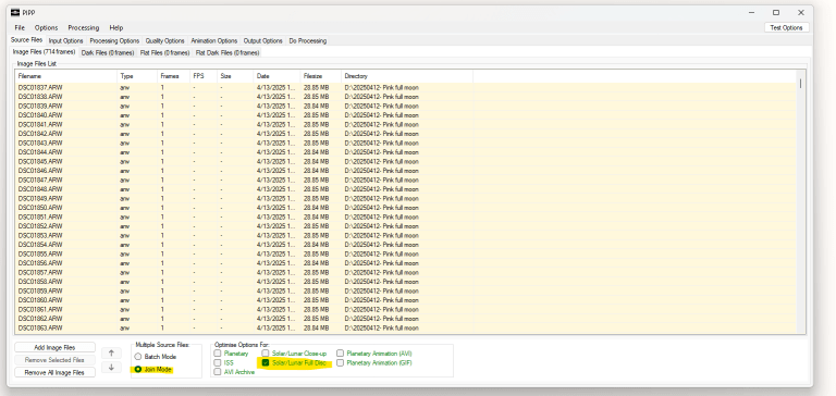 Processing moon data – Abisography