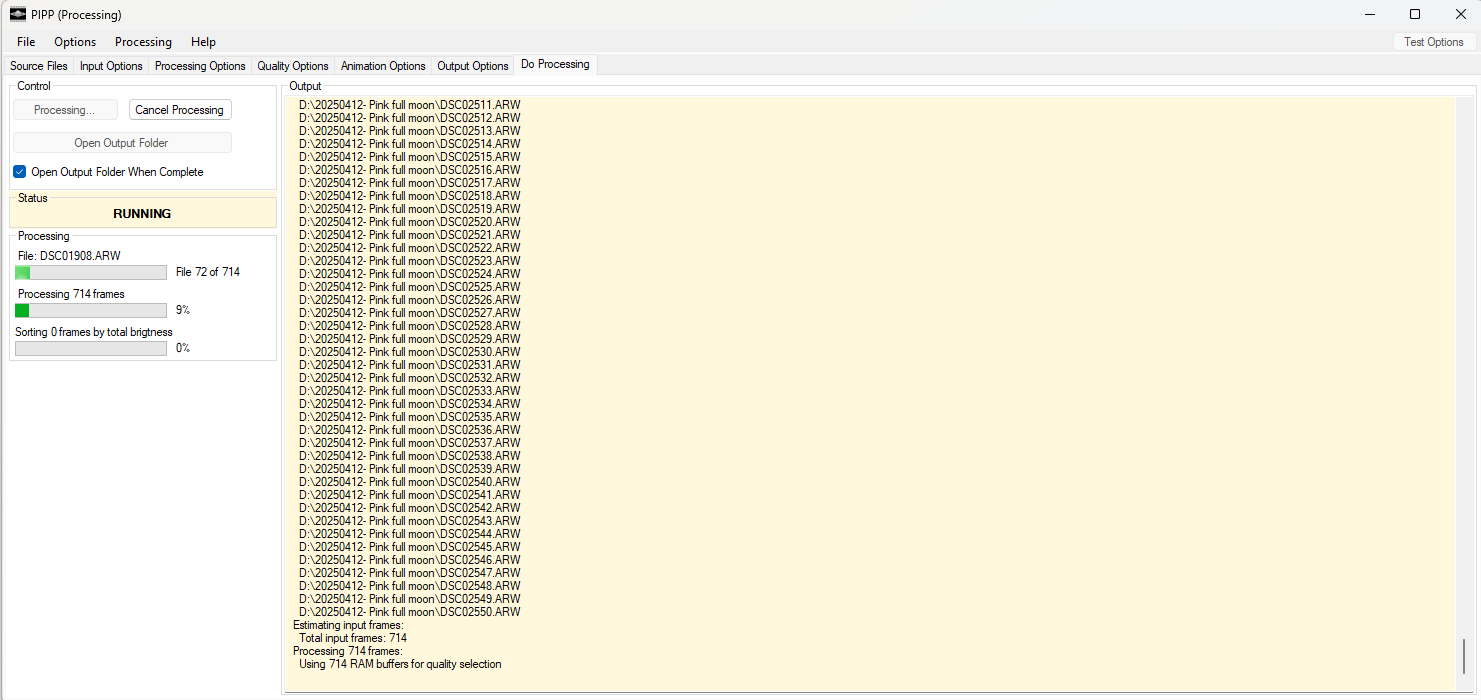Processing moon data – Abisography