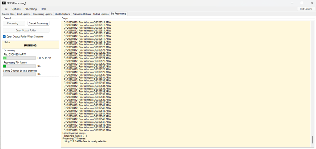 Processing moon data – Abisography